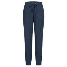 Regenhose LPO "Damen Hose Babette", Damen, Gr. 23, Normalgrößen, blau (navy blazer melange), 50% Viskose, 45% Polyester, 5% Elasthan, Hosen