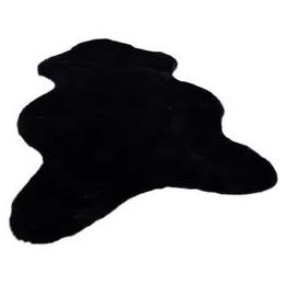 Fellteppich Gino Falcone "Giorgia", schwarz, B:60cm H:20mm L:80cm, Polyester, Teppiche, Fellteppich, Kunstfell, superweich - ein echter Kuschelteppich