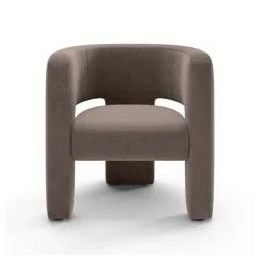 Sessel "Ohrensessel SELMIA Moderner Lounge-Sessel Einzelsitz, B/T/H 73/62/76cm", braun, B:73cm H:76cm T:62cm, 100% Polyester, LeGer Home by Lena Gercke, Sessel, Lounge-Sessel, Relaxsessel/Lehnstuhl, erhältlich in trendigen Stoff- und Farboptionen