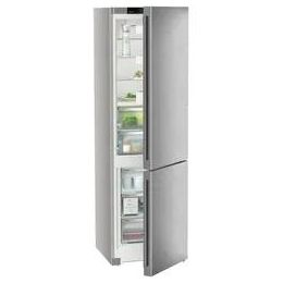 Liebherr Kühl-/Gefrierkombination "CNbda 5723", Standardmodul: A (A-G), silber, Rechtsanschlag, BioFresh, Kühlschränke, 10 Jahre Herstellergarantie inkl.