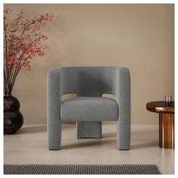 Sessel "Ohrensessel SELMIA Moderner Lounge-Sessel Einzelsitz, B/T/H 73/62/76cm", grau (anthrazit), B:73cm H:76cm T:62cm, 100% Polyester, LeGer Home by Lena Gercke, Sessel, Lounge-Sessel, Relaxsessel/Lehnstuhl, erhältlich in trendigen Stoff- und Farboptionen