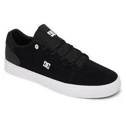 Sneaker DC Shoes "Hyde", Gr. 12(46), schwarz-weiß (schwarz, schwarz, weiß), Obermaterial: Leder / Futter: Textil / Außensohle: Gummi, Schuhe