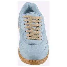 Sneaker Heine, Damen, Gr. 36, blau (hellblau), Synthetik, Modisch, Schuhe