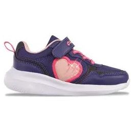Sneaker Lotto, Kinder, Gr. 28, lila (lila, pink), Kunstfaser, Synthetik, mehrfarbig, Schuhe, - mit blinkenden LEDs