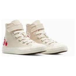 Sneaker Converse "CHUCK TAYLOR ALL STAR CHECKERED ACC", Gr. 33, light dune, egret, rot, Textil, Sportlich, Schuhe