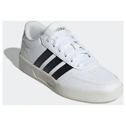 Sneaker Adidas SPORTSWEAR "BREAKNET 3.0", Gr. 41, schwarz-weiß (cloud weiß, core schwarz, silber metallic), Synthetik, Sportlich, Schuhe