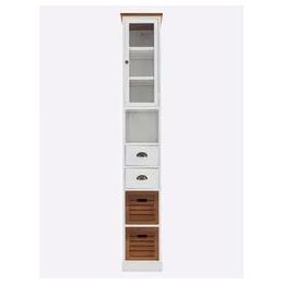 Hochschrank, weiß, B:31cm H:190cm T:30cm, Schränke