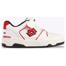 Sneaker Lotto, Gr. 25, rot (weiß, rot), Synthetik, sportlich, Schuhe