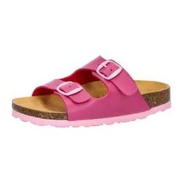 Hausschuh Lico "Pantolette Bioline Kids", Gr. 38, rosa, Synthetik, Schuhe