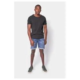 REDEFINED REBEL EST. 2013 Shorts REDEFINED REBEL "Redefined Rebel Shorts Oslo Destroy Shorts", Herren, Gr. L, Normalgrößen, blau (ocean blau), 98% Baumwolle/2% Elasthan, , regular fit, Hosen