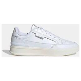 Sneaker Adidas SPORTSWEAR "ASPYRE", Gr. 42,5, cloud weiß, grau one, cloud weiß, Leder, Synthetik, Sportlich, Schuhe