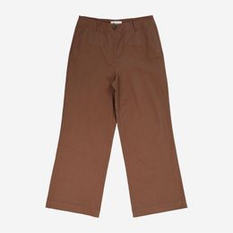 Marc O'Polo Dunkelbraune Jeans mit weitem Bein