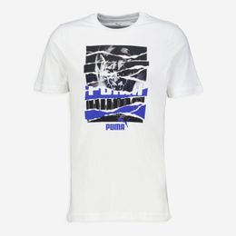 Puma Weißes T-Shirt mit grafischem Logo