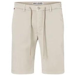 Chinoshorts MAC, Herren, Gr. 32, N-Gr, beige (smoothly beige), Web, Obermaterial: 69% Baumwolle, 29% Polyester, 2% Elasthan, casual, knielang, Hosen, Sommerhose