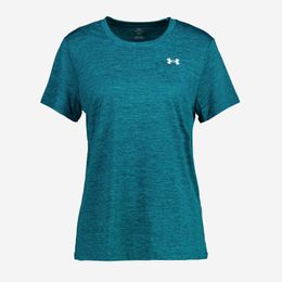 Under Armour Grünes kurzärmliges T-Shirt mit Logo-Detail