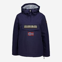 Napapijri Dunkelblauer Anorak mit Fleece-Futter