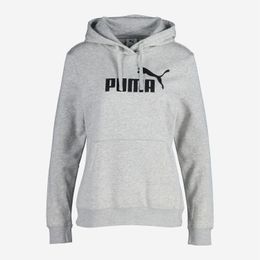 Puma Grauer Kapuzenpullover mit Melange-Muster