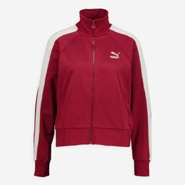 Puma Rote Sweatjacke mit gesticktem Logo