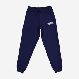 Puma Dunkelblaue Jogginghose mit Logo