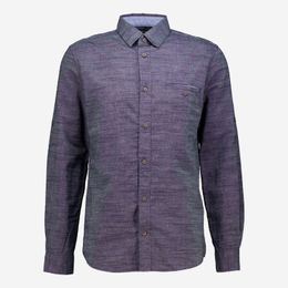 Tom Tailor Dunkelblaue Freizeithemden mit zartem Muster