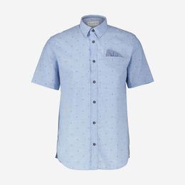Tom Tailor Blaues gemustertes Freizeithemd