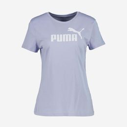 Puma Lilafarbenes T-Shirt mit Logo