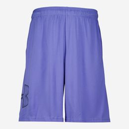 Under Armour Blaue Sport-Shorts mit Logo-Detail