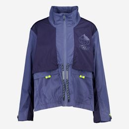 Under Armour Dunkelblauer Run Storm Trail Windbreaker mit Taschen