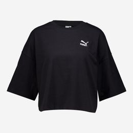 Puma Schwarzes Sport-T-Shirt mit Logo
