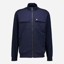 Lyle & Scott Dunkelblaue Jacke mit Logo