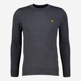 Lyle & Scott Dunkelgrauer Pullover mit Melange-Muster