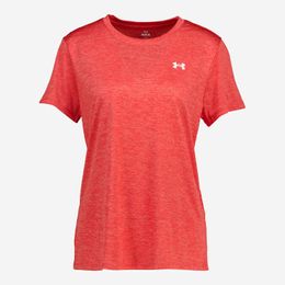 Under Armour Rotes Sport-T-Shirt mit Logo