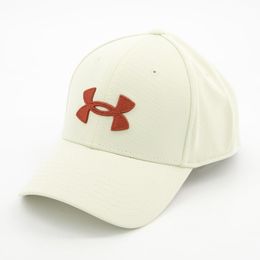 Under Armour Cremefarbene Kappe mit Logostickerei