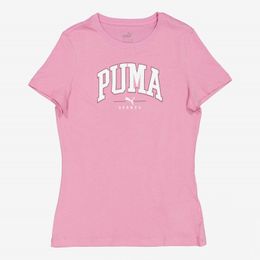 Puma Rosafarbenes T-Shirt mit Logo