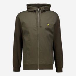 Lyle & Scott Khakigrüne Kapuzenjacke
