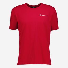 Champion Rotes T-Shirt mit Logo