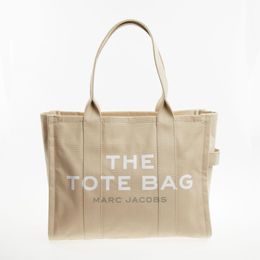Marc Jacobs Beigefarbene Tote Bag aus Canvas