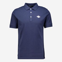 Replay Dunkelblaues Poloshirt mit Logo