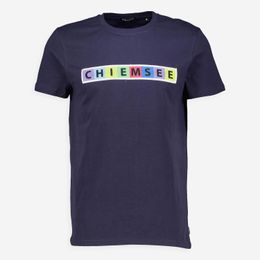 Chiemsee Dunkelblaues T-Shirt mit Logo