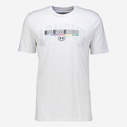 Under Armour Weißes T-Shirt mit Aufdruck