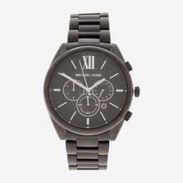 Michael Kors Schwarze Armbanduhr aus Edelstahl