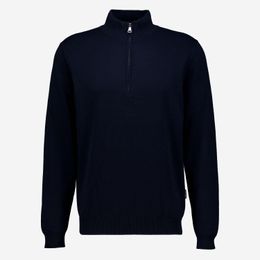 Replay Dunkelblauer Pullover mit halbem Reißverschluss