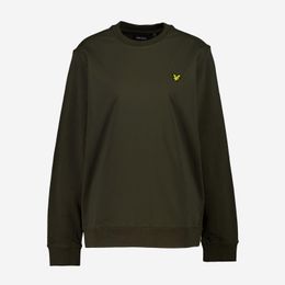 Lyle & Scott Dunkelgrünes Sweatshirt mit gesticktem Logo