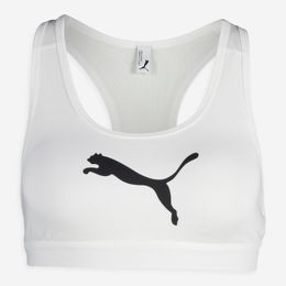 Puma Weißer Sport-BH mit Logo
