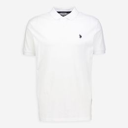 Weißes Poloshirt mit Logo