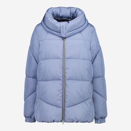 Geox Hellblaue Pufferjacke mit Logo-Details
