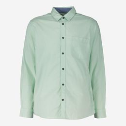 Tom Tailor Hellgrünes Regular Fit Freizeithemd