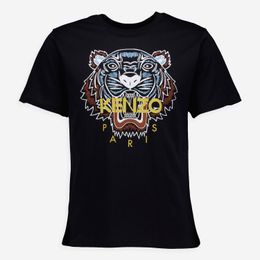 Kenzo Schwarzes T-Shirt mit Logo