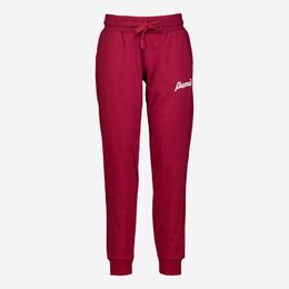 Puma Dunkelrote Jogginghose mit Fleece-Futter