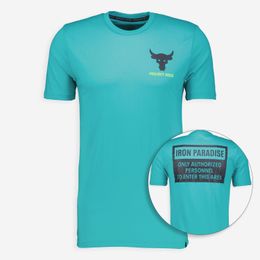 Under Armour Hellblaues T-Shirt mit Aufdruck